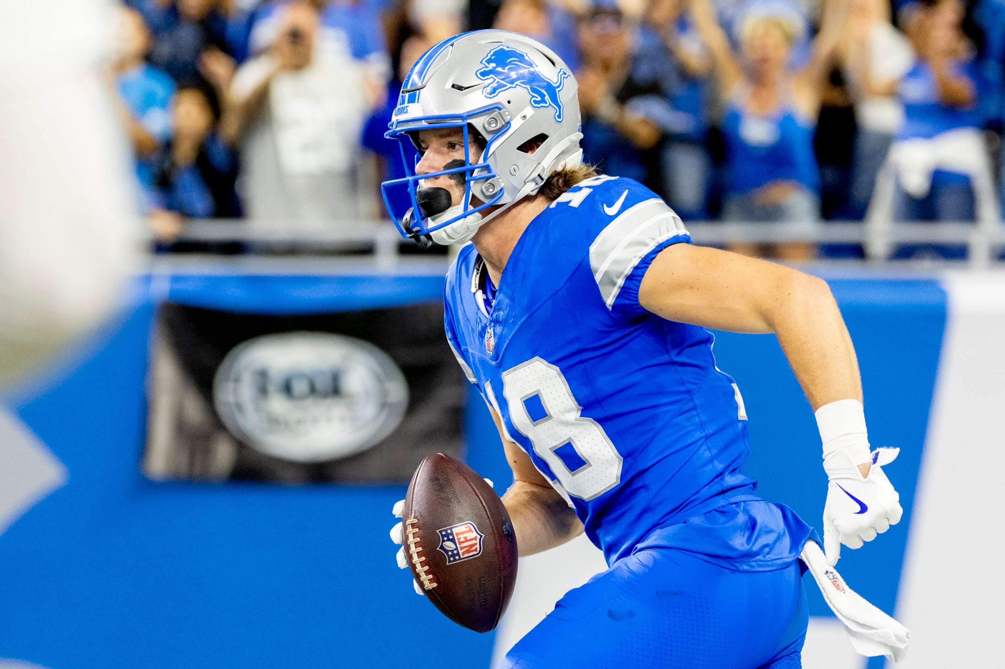 5 questions with Lions WR Isaac TeSlaa: ‘Vanillatron’ gets a surprise ...