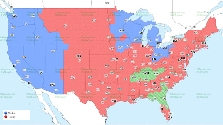 NFL TV Coverage Map Week 13: Full Breakdown of CBS, Fox Broadcasts