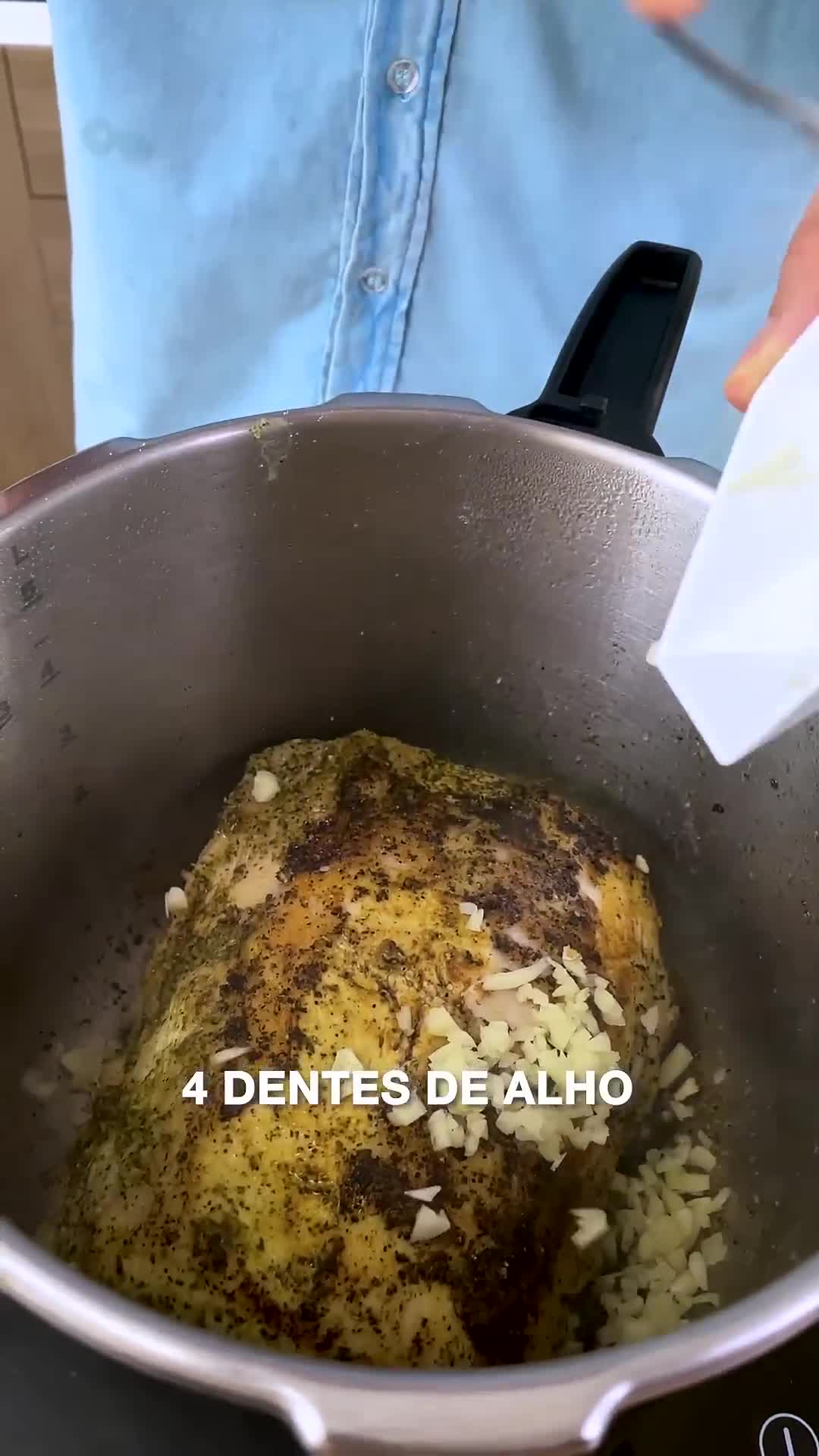 Lombo com cerveja na panela de pressão #shorts