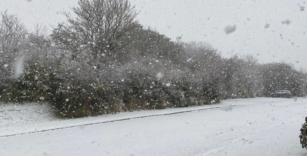 DMI med ny prognose: Sneen er på vej mod Danmark