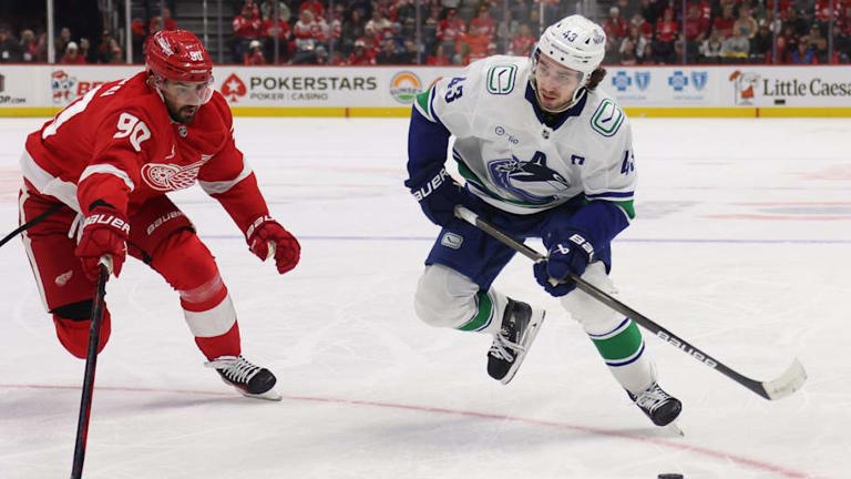 Red Wings fans’ Quinn Hughes trade hopes stall as Canucks stand firm