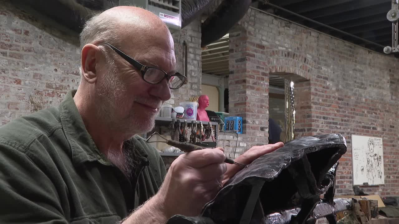 Piece by piece: Bronze sculpture of 'Broom Man' just months away from ...
