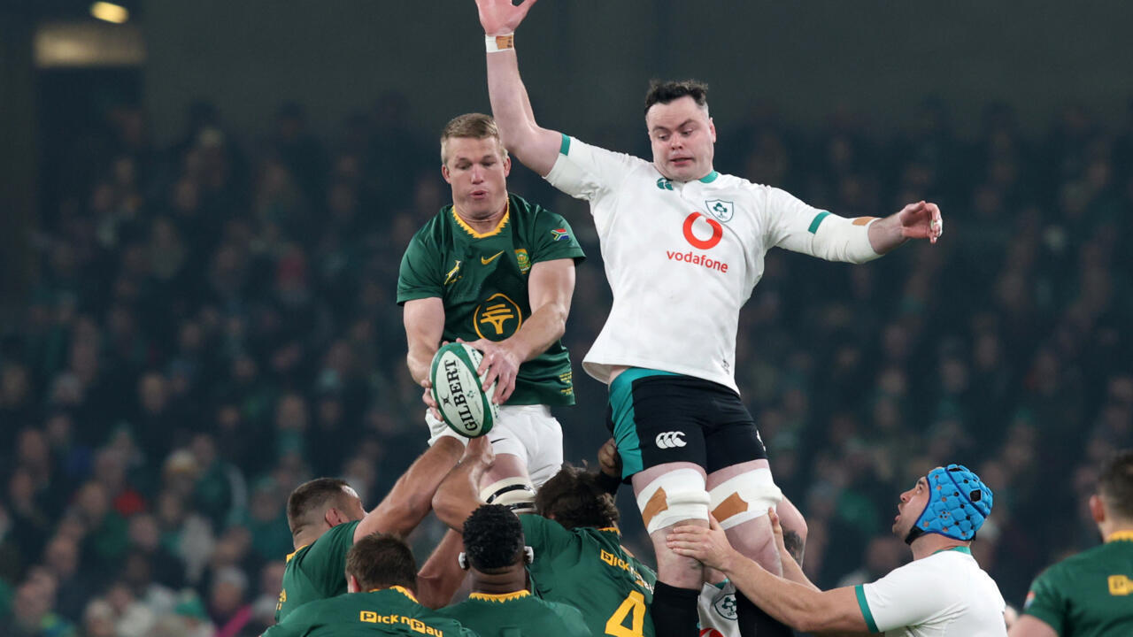 Ireland lock banned for Springbok red card