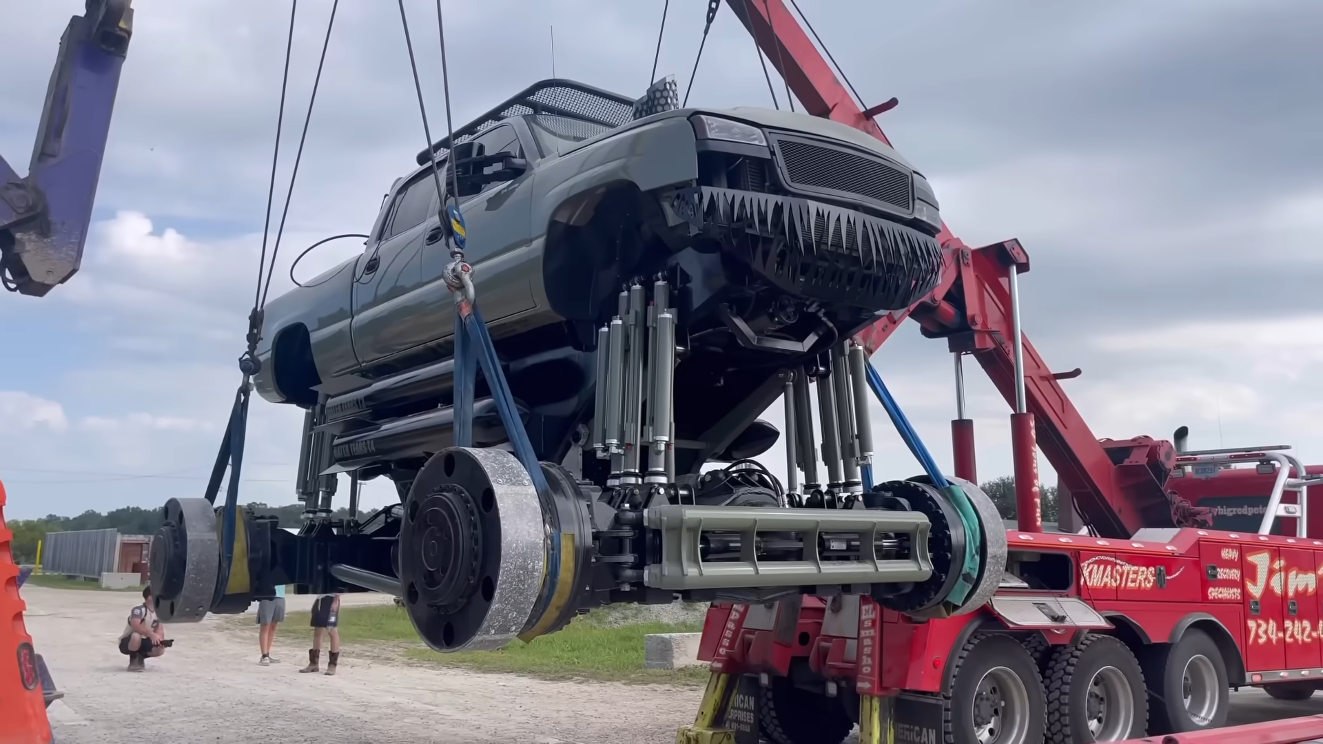 It Costs $15,000 Just to Load This Truck Onto a Trailer