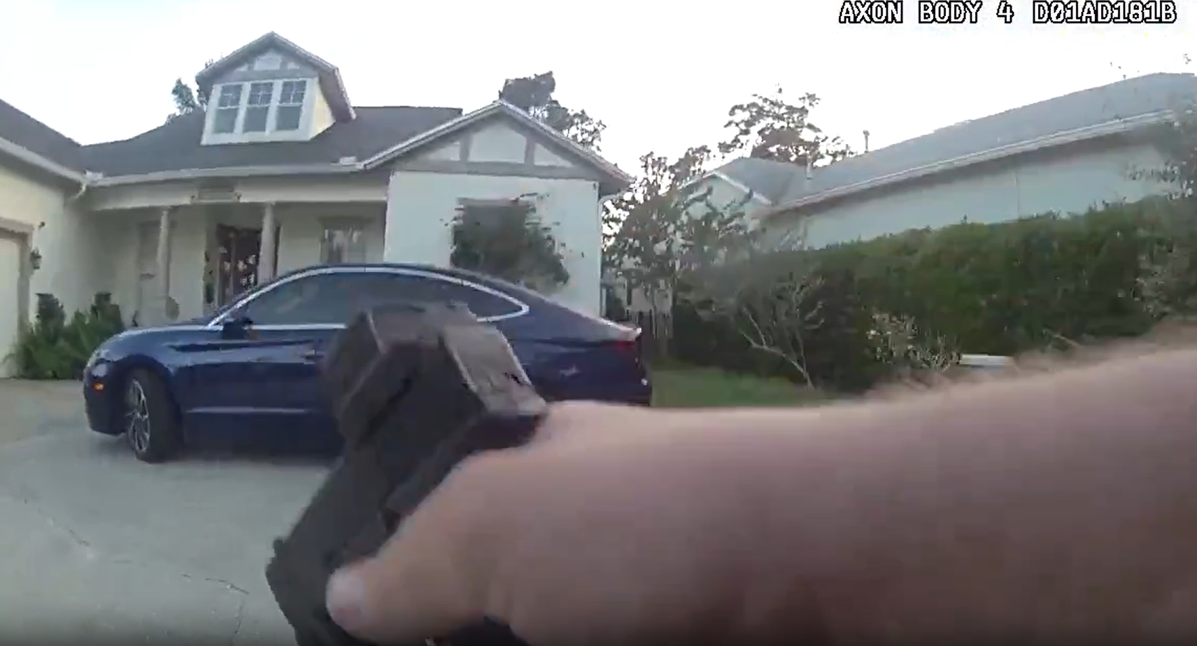 Watch DeLand woman fire from home as police check in on 911 hang-up