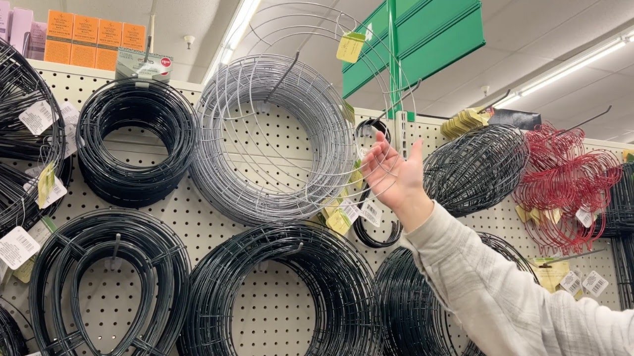 Grab a Dollar Store wreath frame for this genius front door idea!