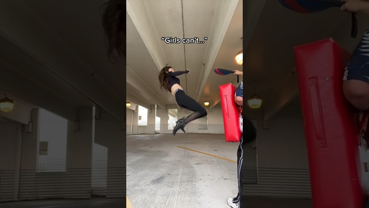 Best front snap kick jump from Rachel Pizzolato