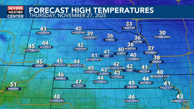 Chilly sunshine for Thanksgiving; first winter system ramping up ...