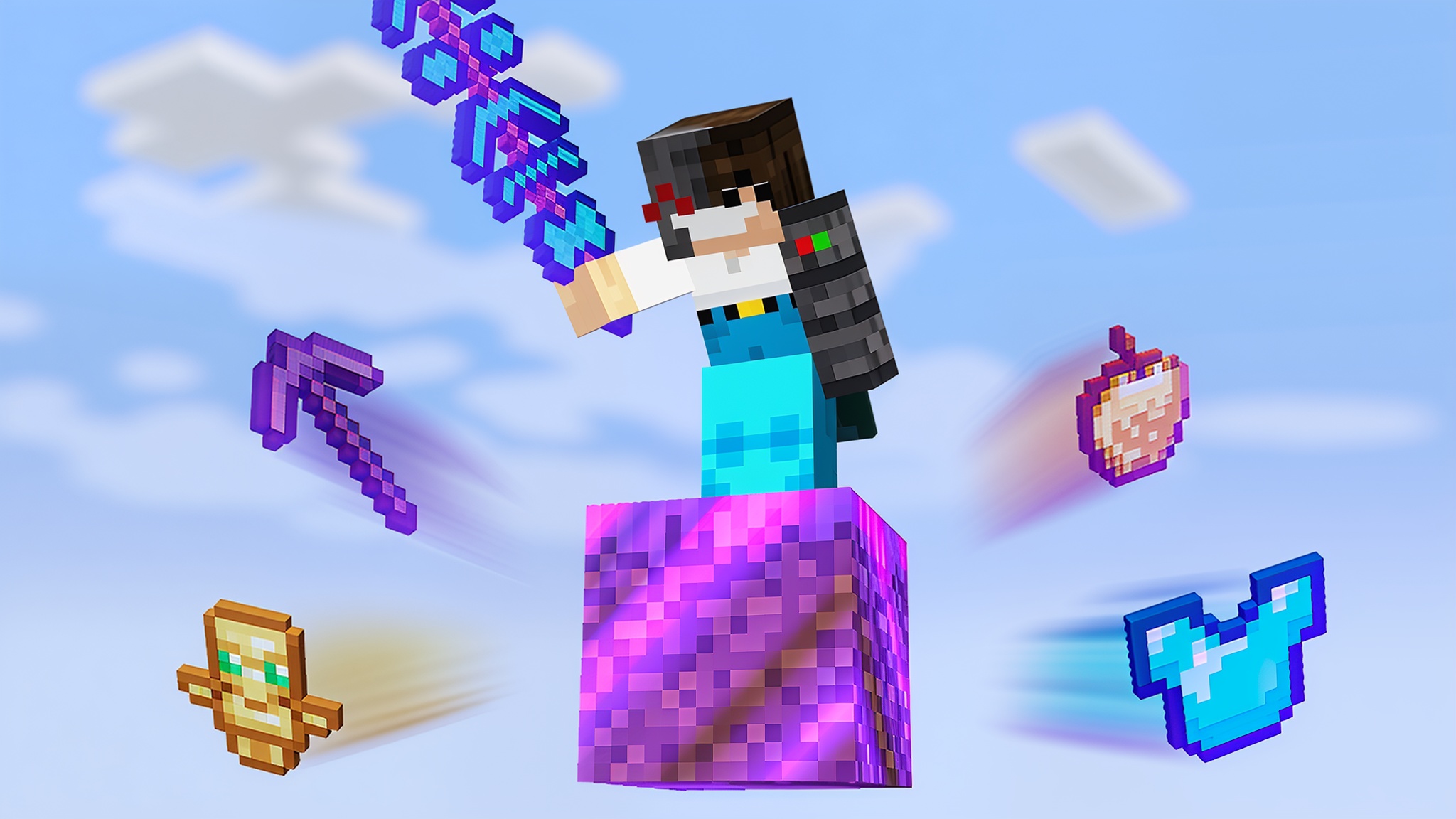 Minecraft, But It's On 1 OP Block...