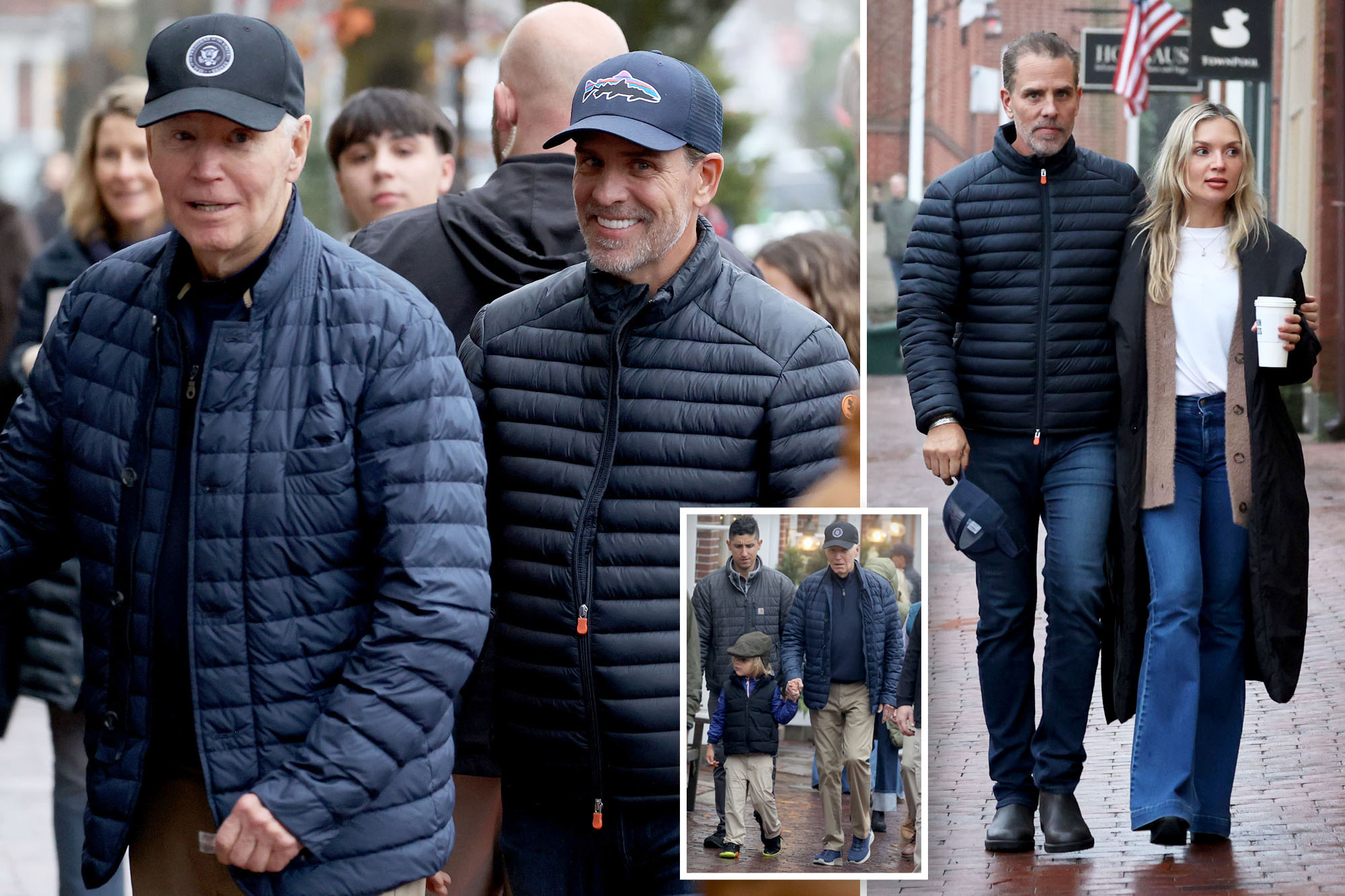 Hunter, Joe Biden pictured together for first time since leaving White ...