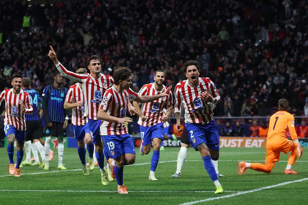 Gimenez strikes in stoppage time to give Atletico Madrid a 2-1 win over ...