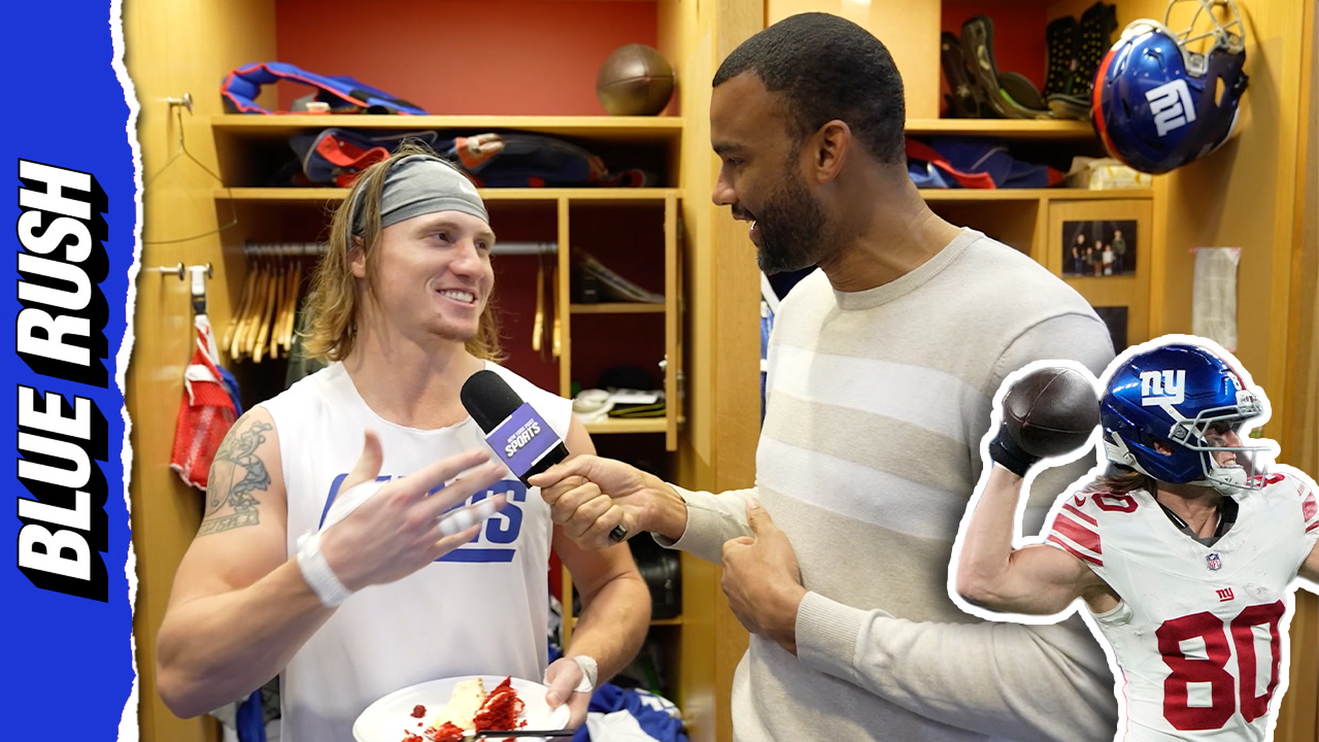 Gunner Olszewski reveals how he earned the job of throwing the TD to ...