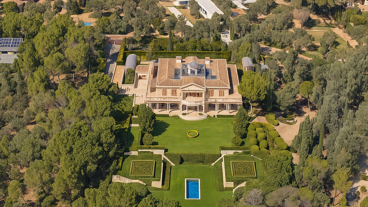 Skyview of La Moraleja Madrid