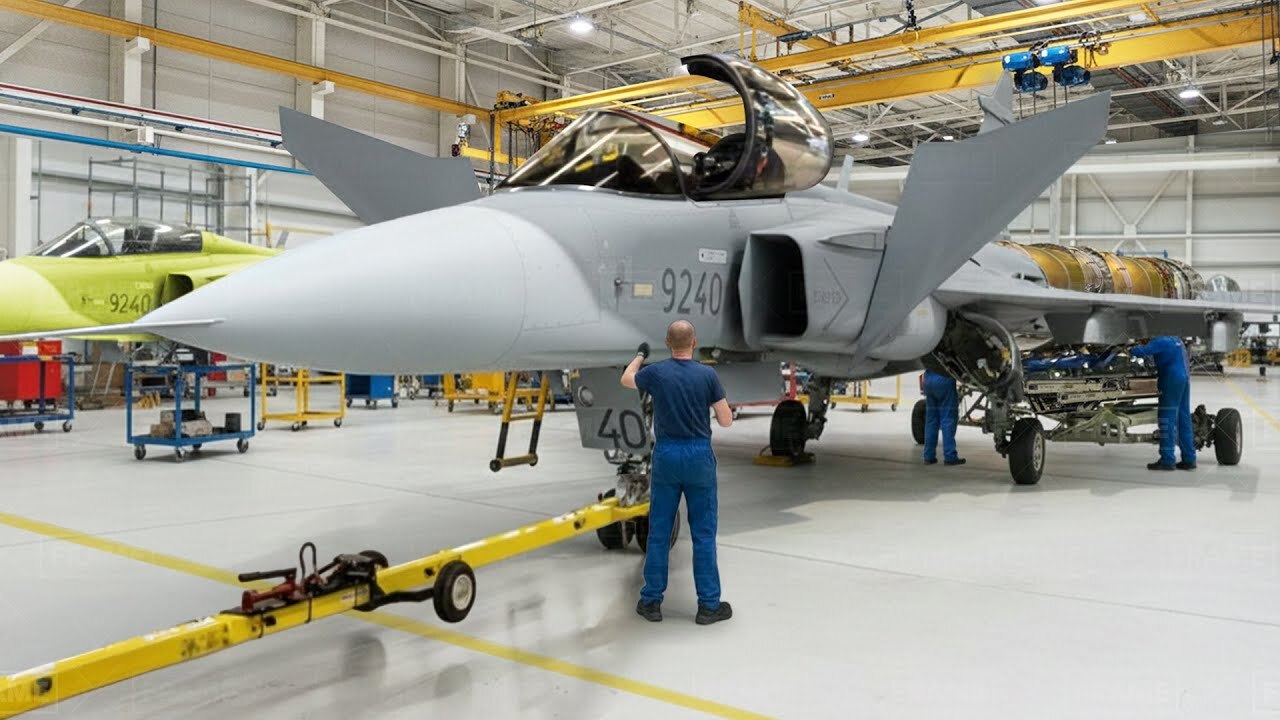 How Sweden Builds Its Super-Advanced Fighter Jet