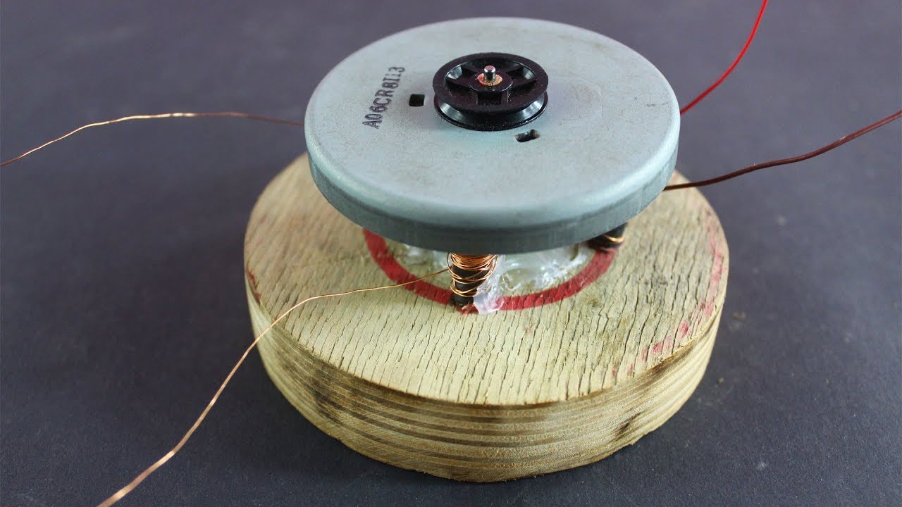 How to make 100w Generator from 6V Using motor