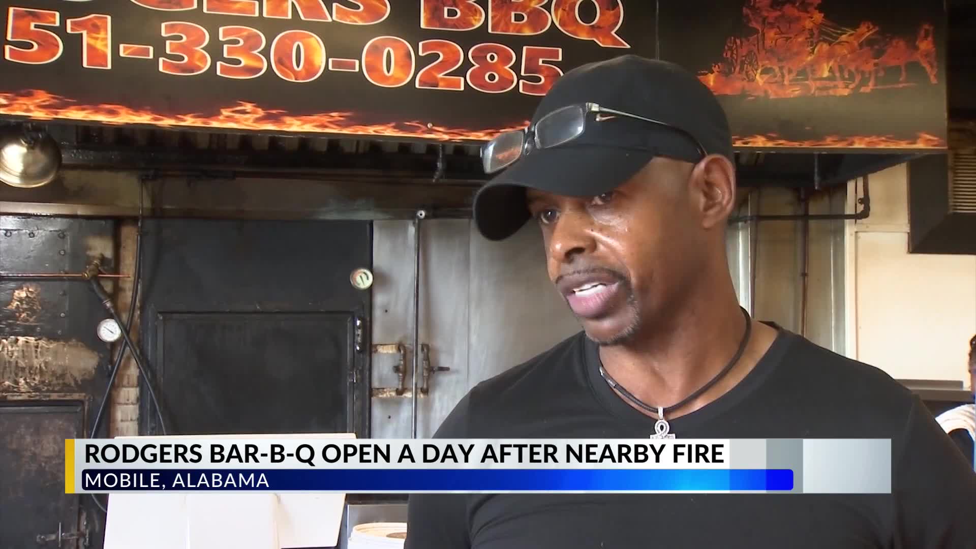 Rodgers BBQ in Mobile reopens after fire hits nearby building