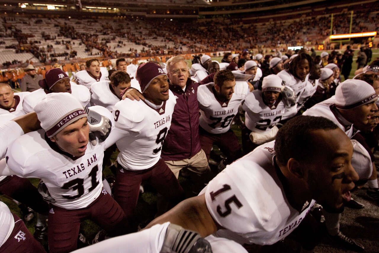 Texas A&M football vs Texas: Mike Sherman, Cyrus Gray and Randy Bullock ...