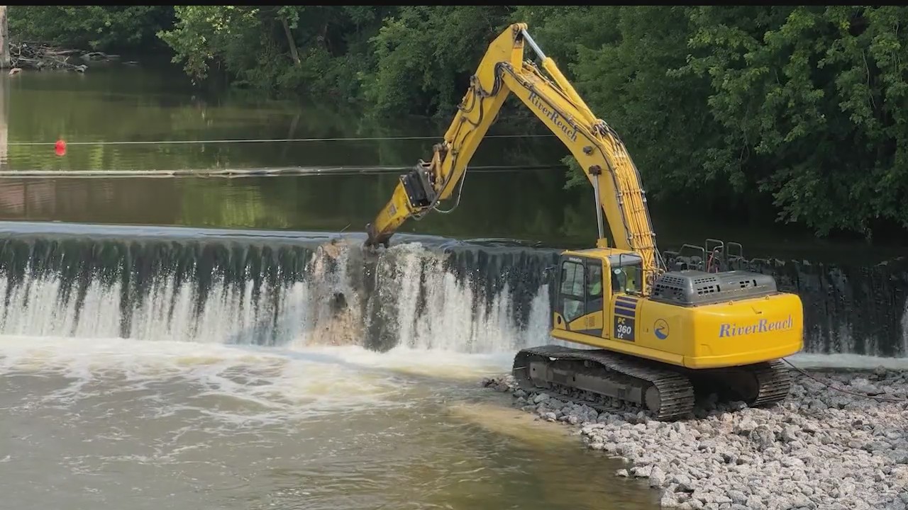 Another dam along Mahoning River coming down, 5 more to go