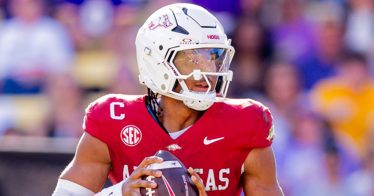 Taylen Green injury update: Status of Arkansas QB revealed on Wednesday ...