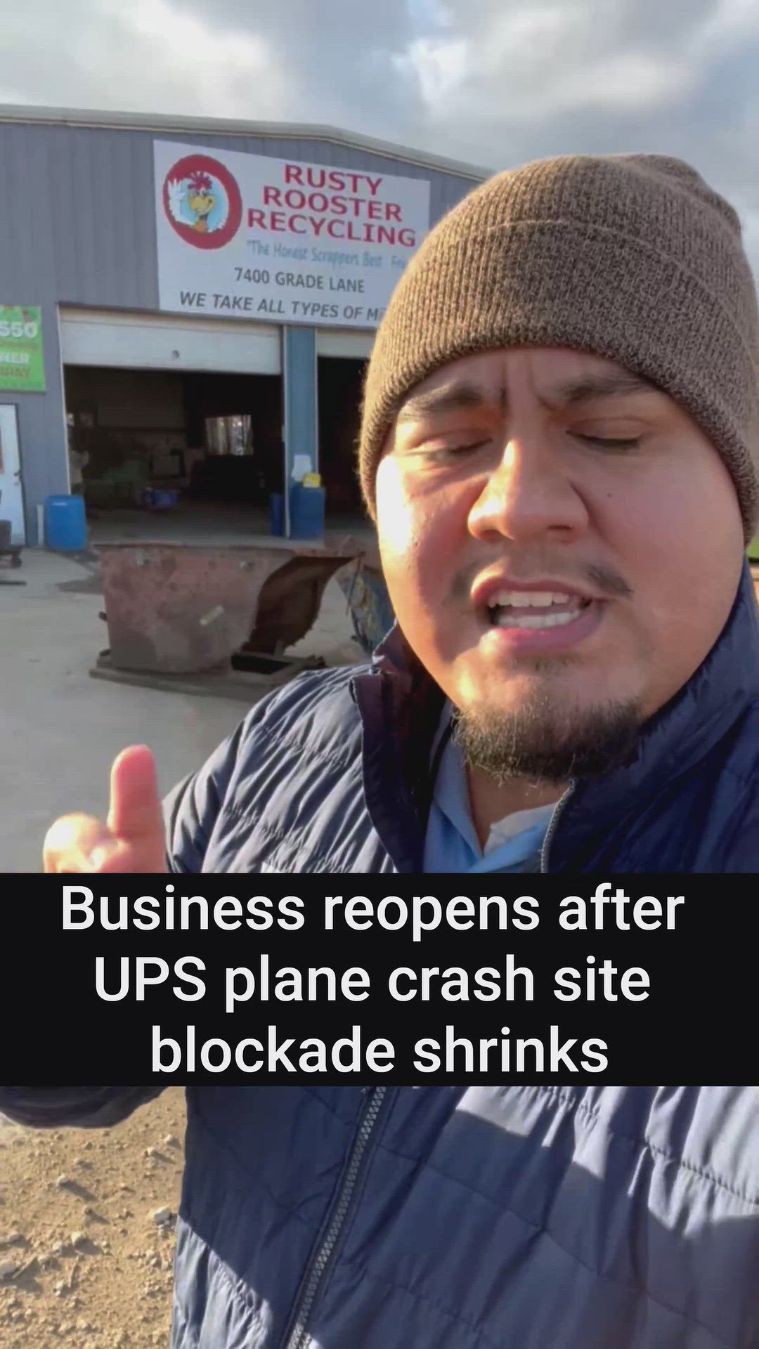 Business reopens after UPS plane crash blockade shrinks