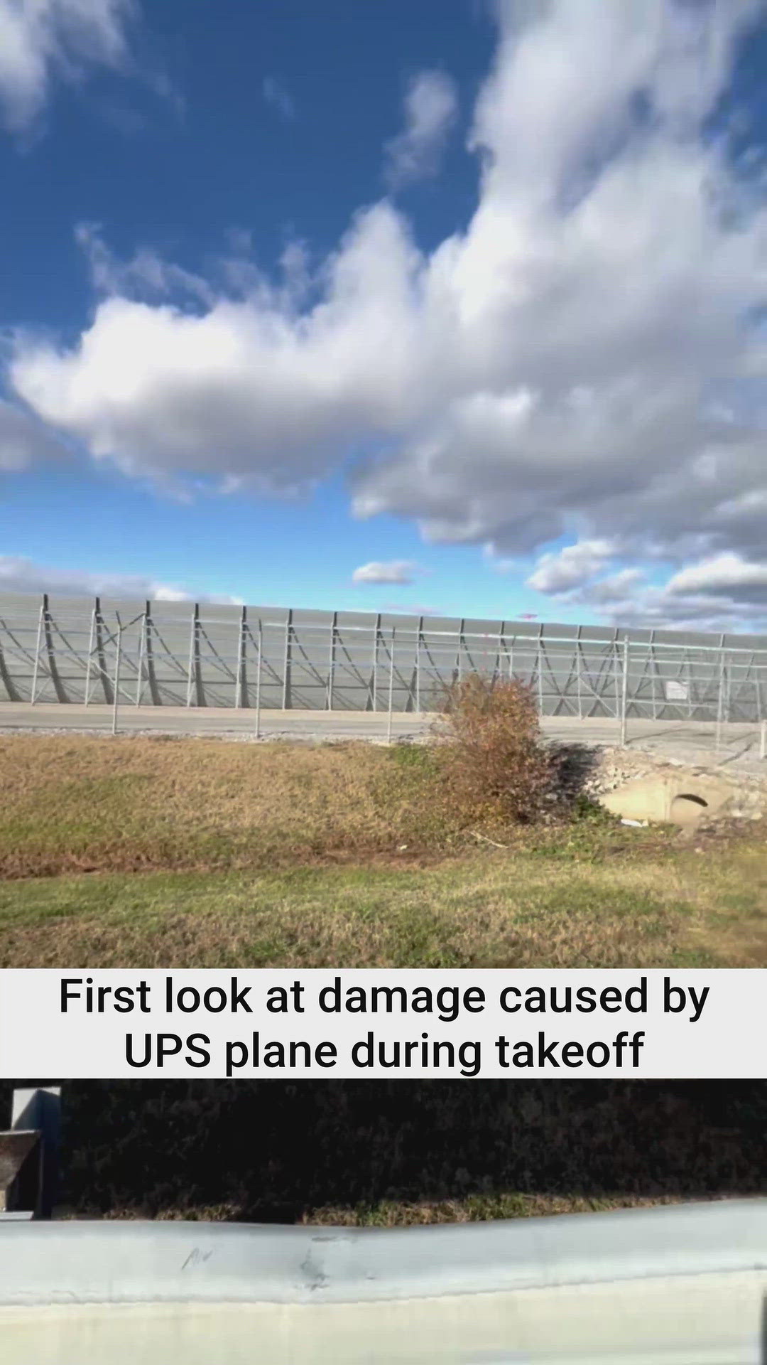 First look at UPS plane crash damage from November 4th