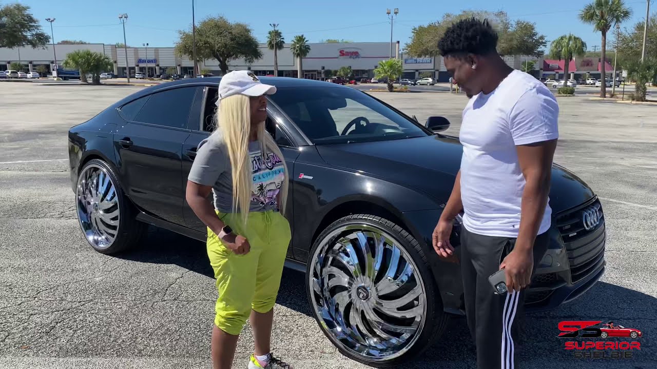 First ever Audi A7 on 28” DUB floaters | Superior Shelbie