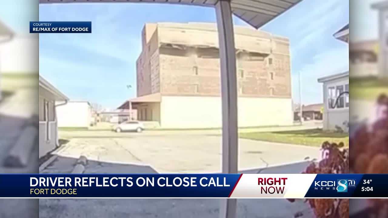 Iowa woman narrowly escapes falling bricks in Fort Dodge