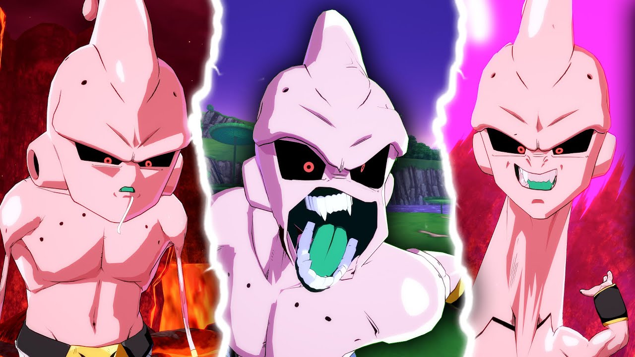 Todas las animaciones de Kid Buu desde otra perspectiva