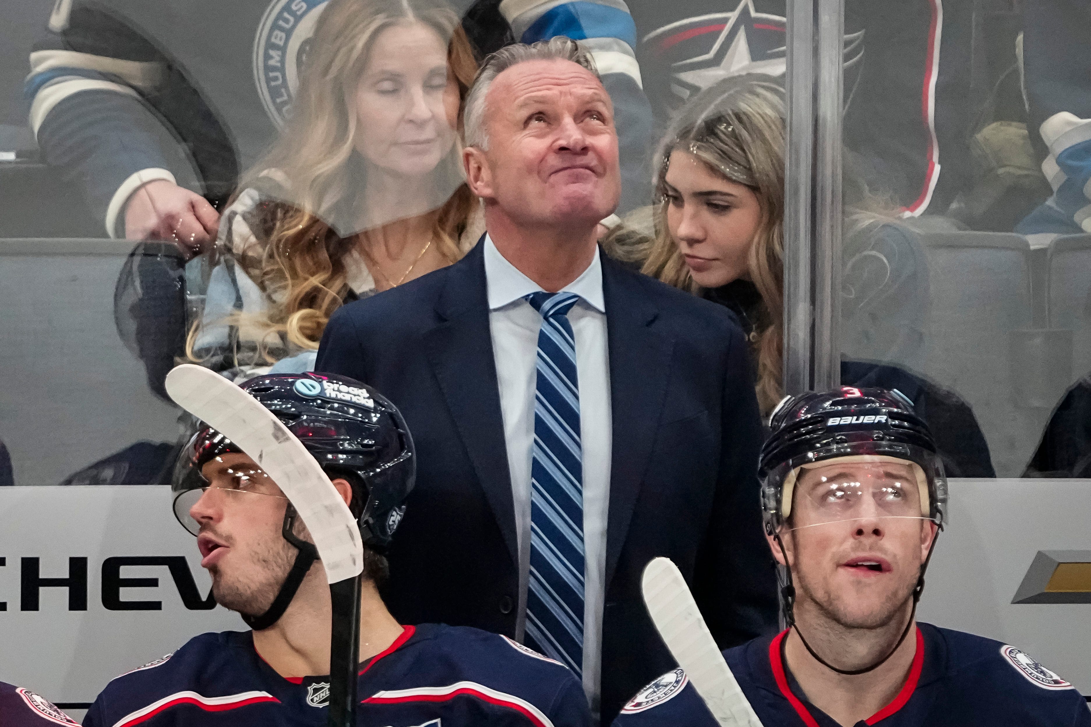 Why was Columbus Blue Jackets head coach Dean Evason fired?