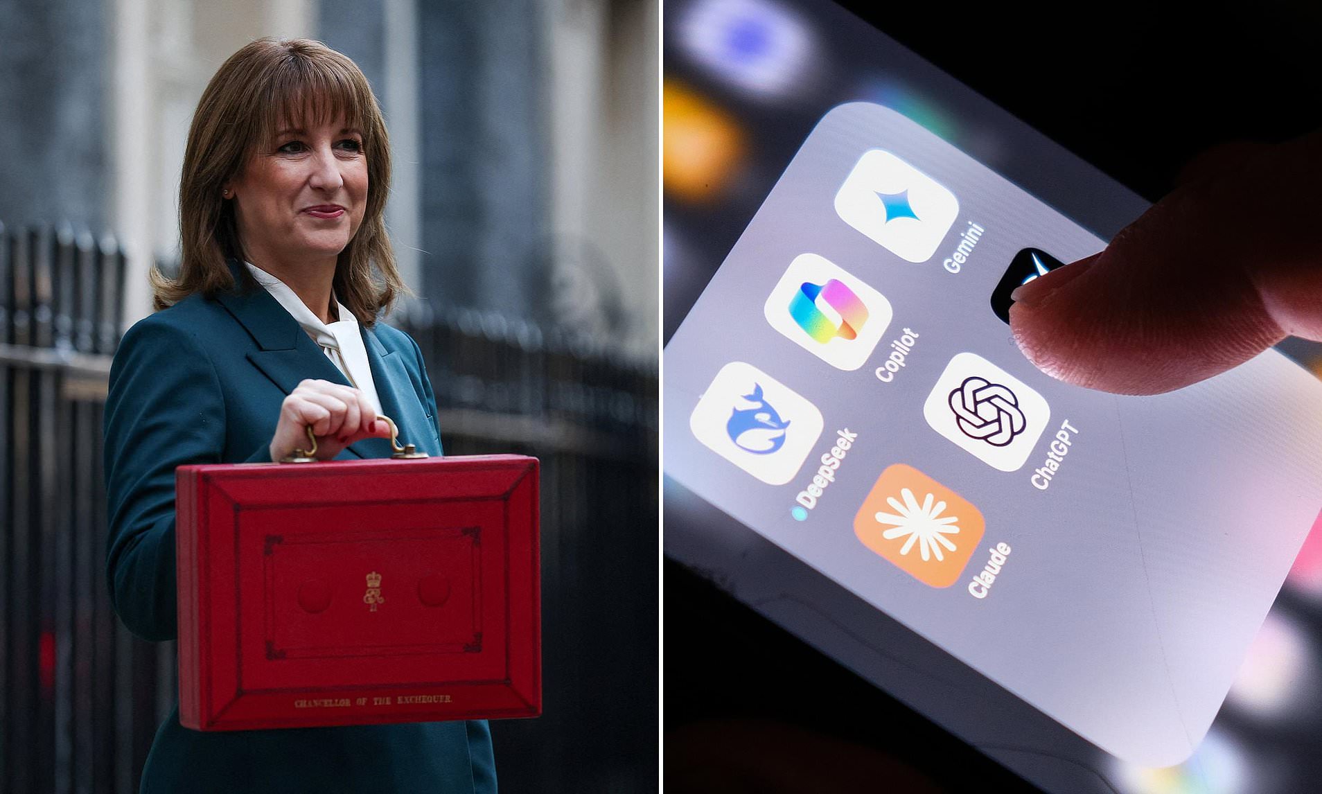 Burst in AI bubble could blow £26bn hole in Rachel Reeve's hopes of ...