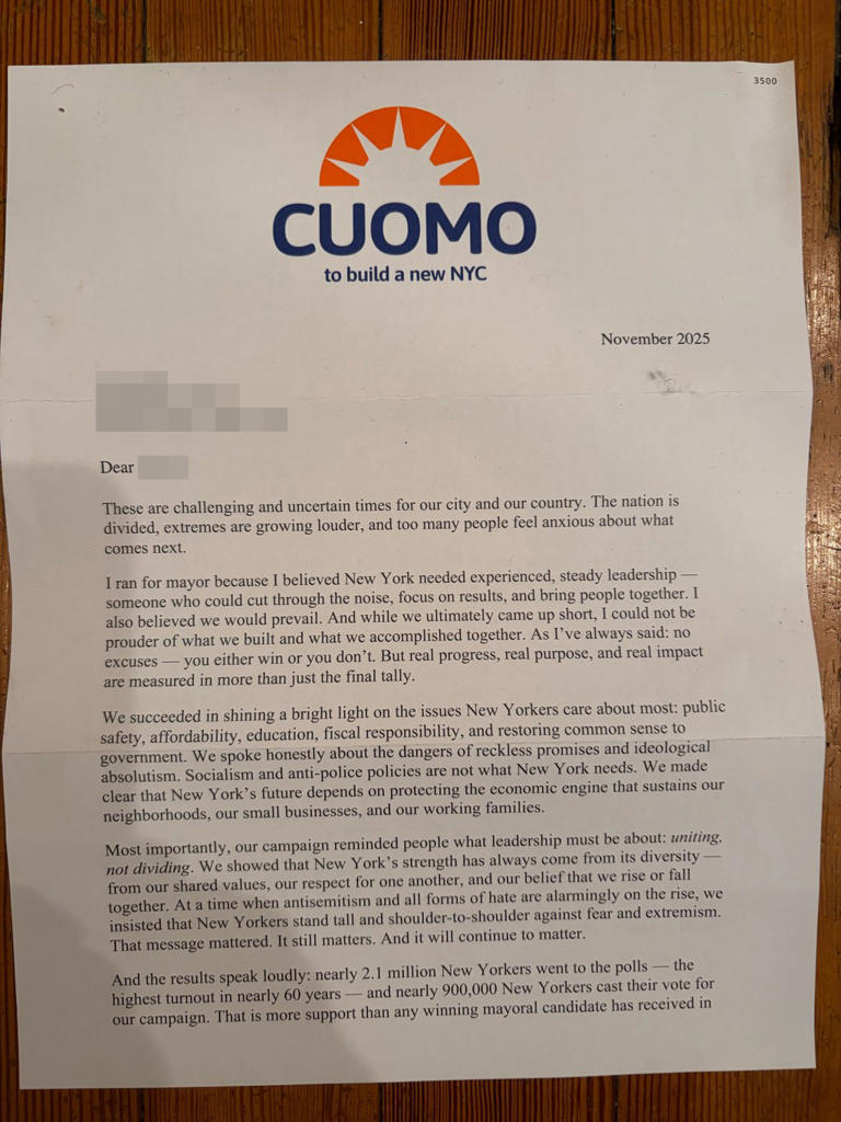 Andrew Cuomo tells donors he’s ‘not going anywhere’ as speculation ...