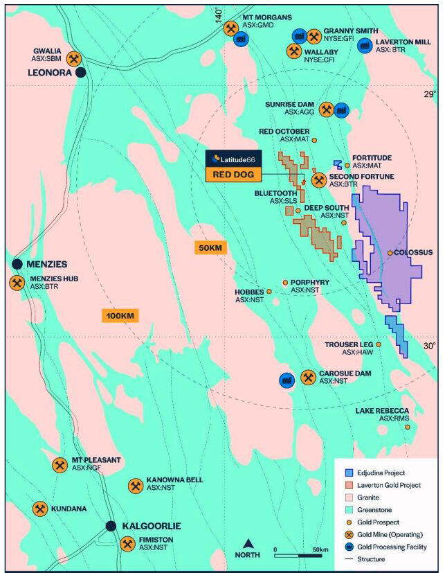 Latitude 66 bites into previously producing Laverton gold project