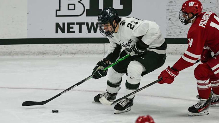 Michigan State Hockey Uses Quick Start to Brush Past Colgate