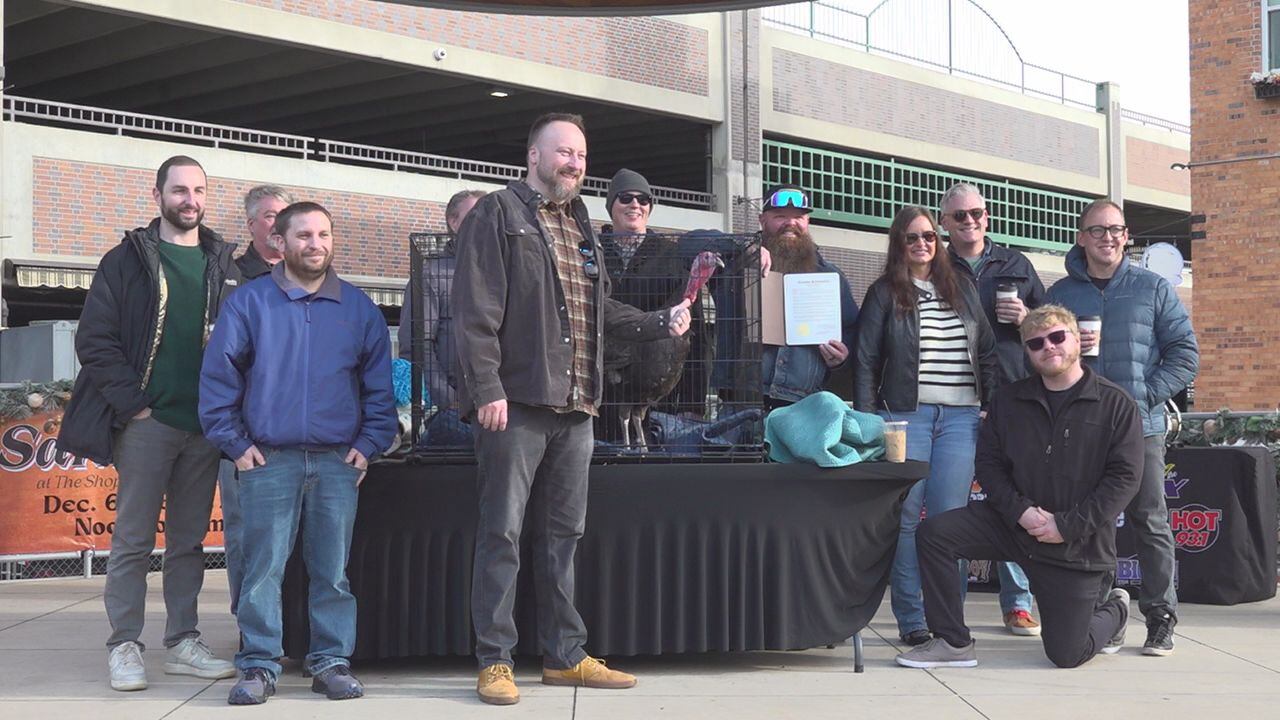 “Chris Farley” the turkey pardoned as part of Rapid City Thanksgiving tradition