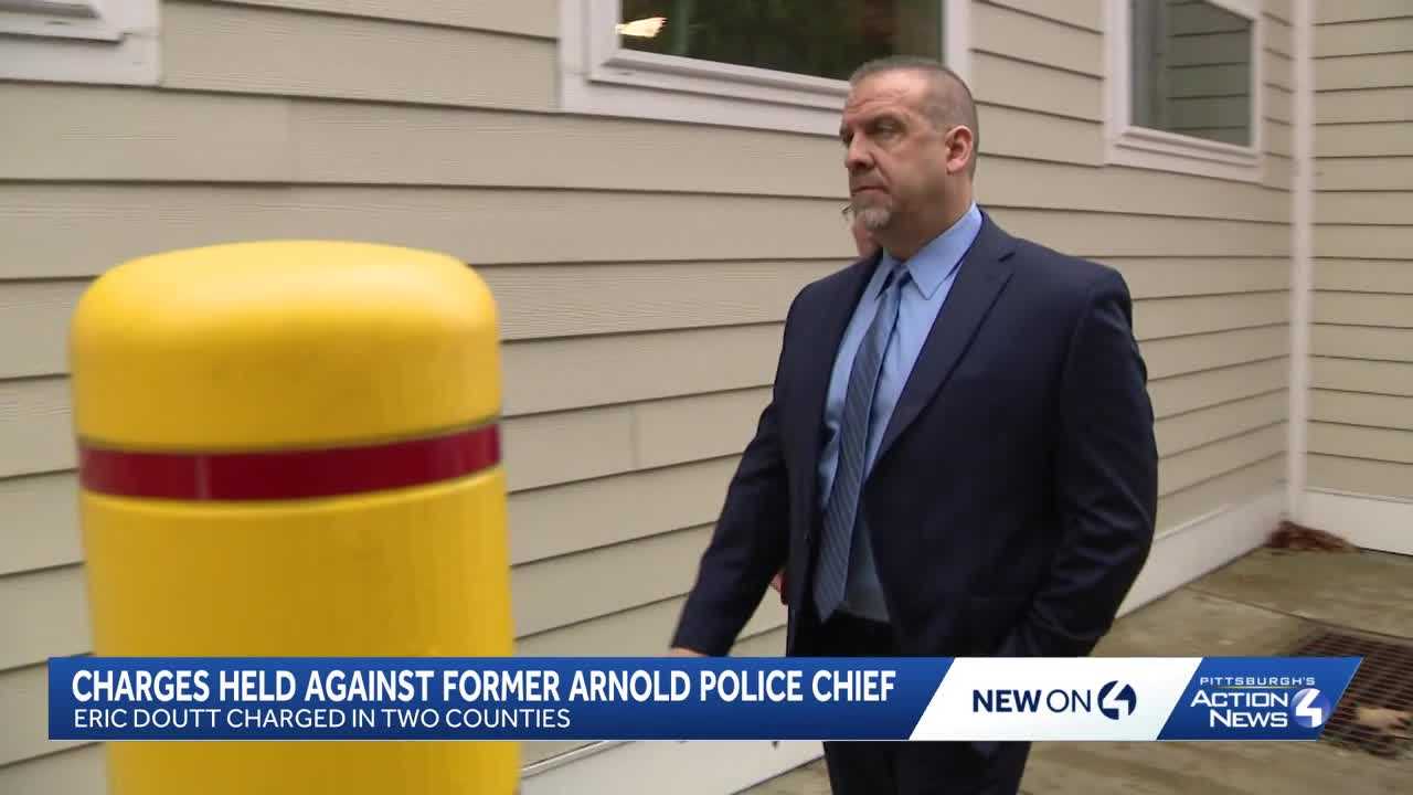 Former Arnold police chief appears in court, facing several charges