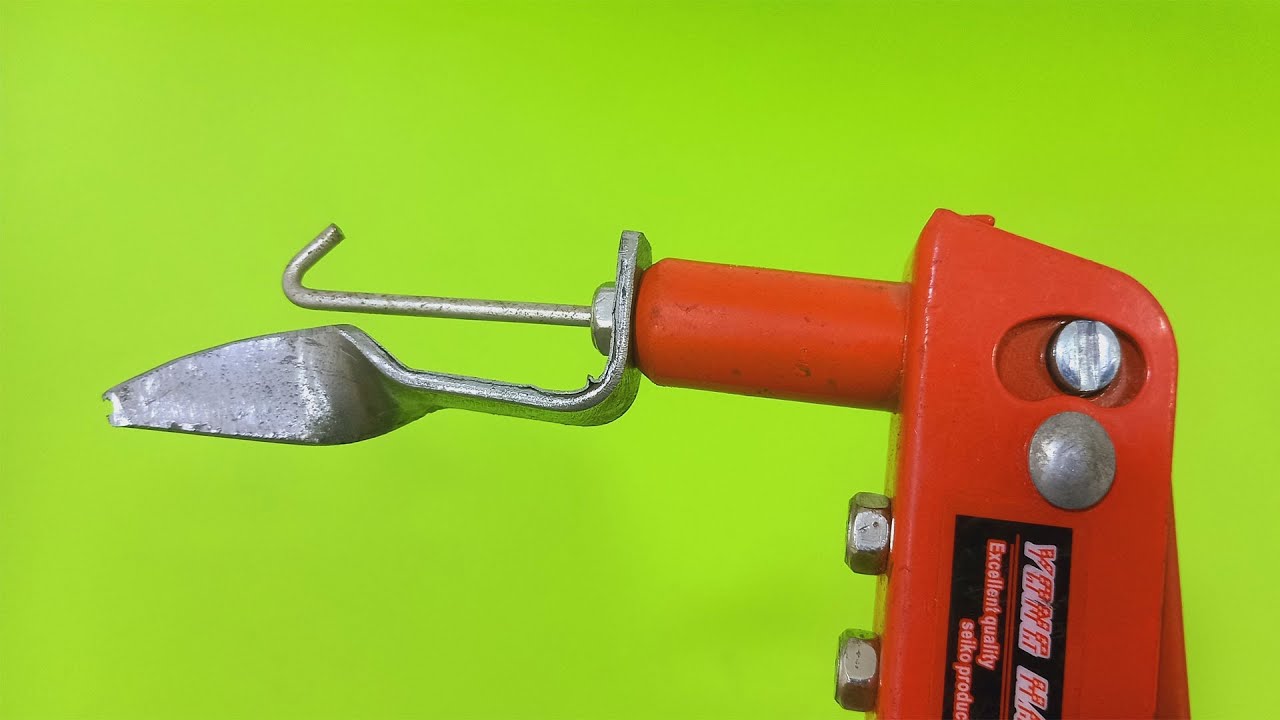 Genius invention! Few people know about this function of the riveter