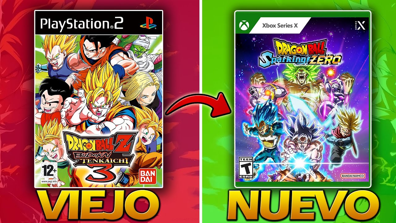 La evolución de los Budokai Tenkaichi hasta Sparking Zero