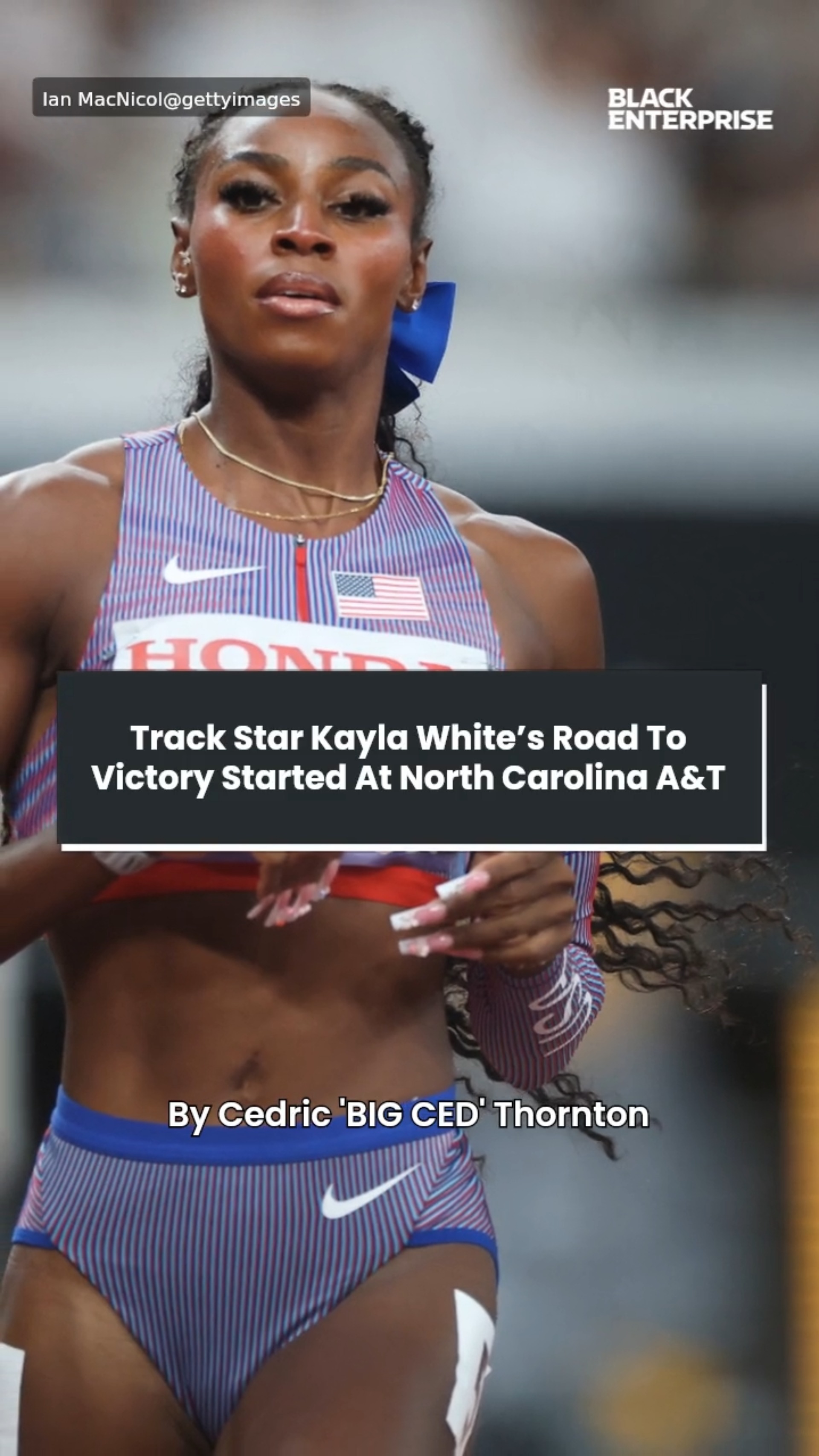 Track Star Kayla White's Road To Victory Started At North Carolina A&T