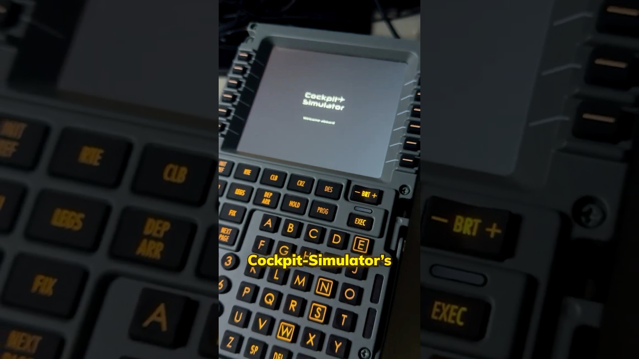My favorite flight simulator CDU - Cockpit-Simulator Boeing 737 CDU