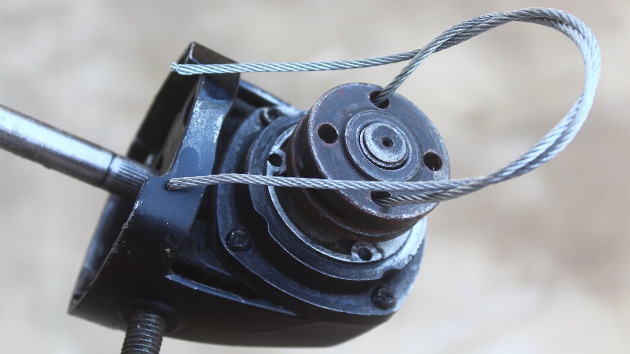 Amazing idea with angle grinder