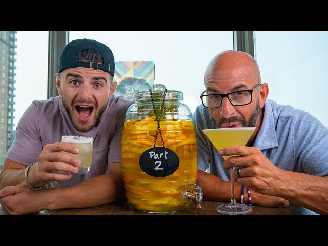 Infusing vodka in pinapple for 2 WEEKS!