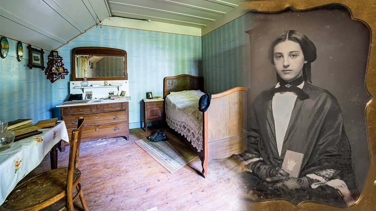 The mansion frozen in time after its owners left 70 years ago
