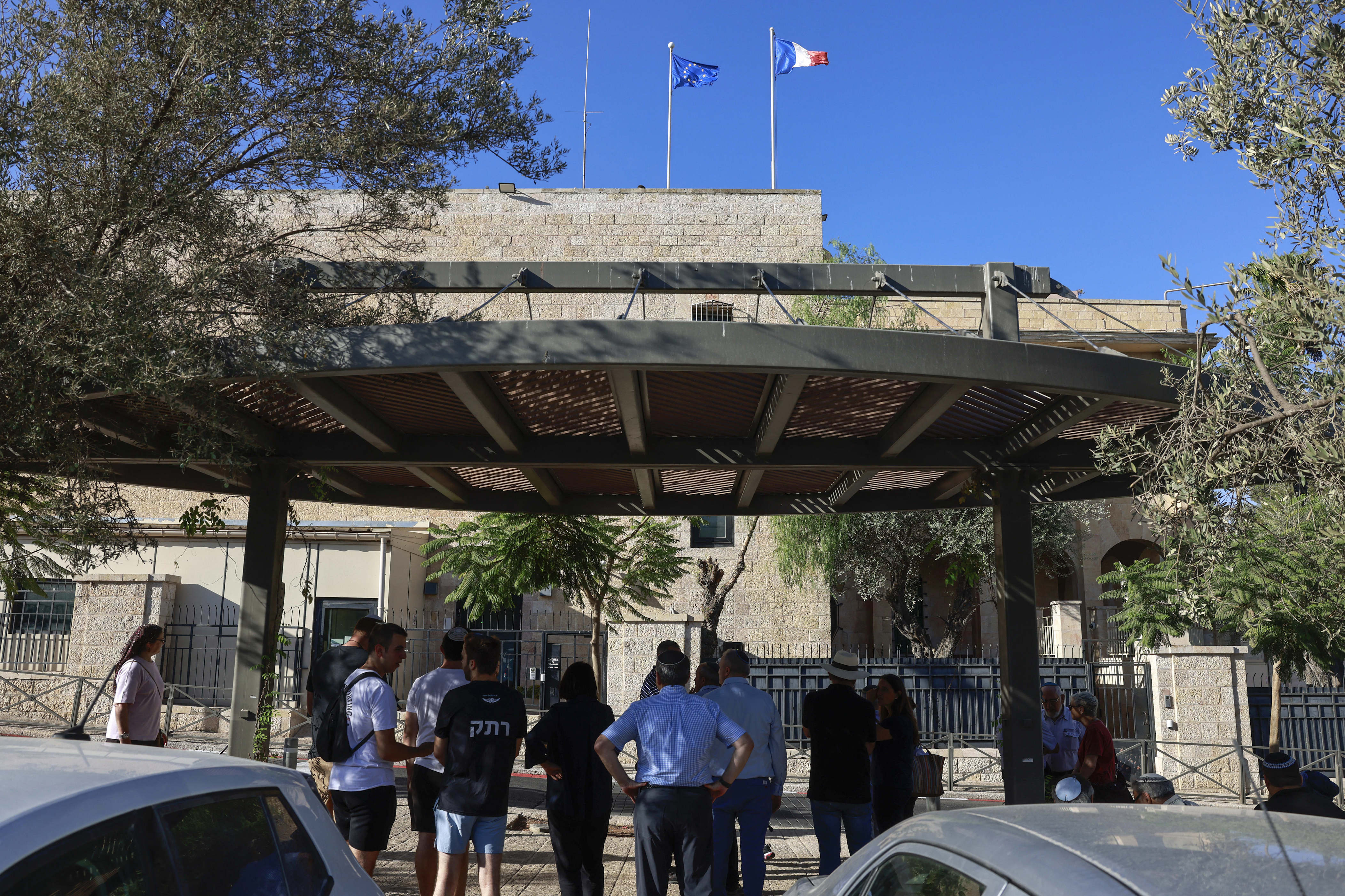 France asks Israel to boost security at Jerusalem consulate after protests