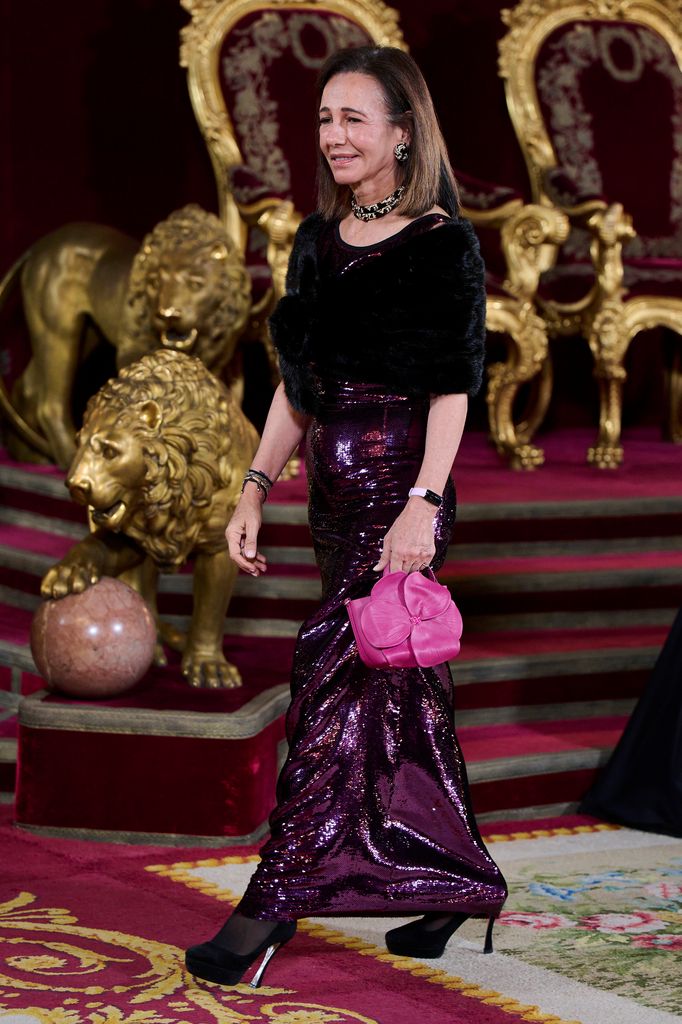 Ana Botín también brilló anoche en el Palacio Real: su look de invitada ...