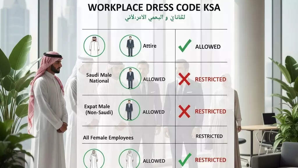 Saudi Arabia proposes unified workplace dress code: What might be on ...