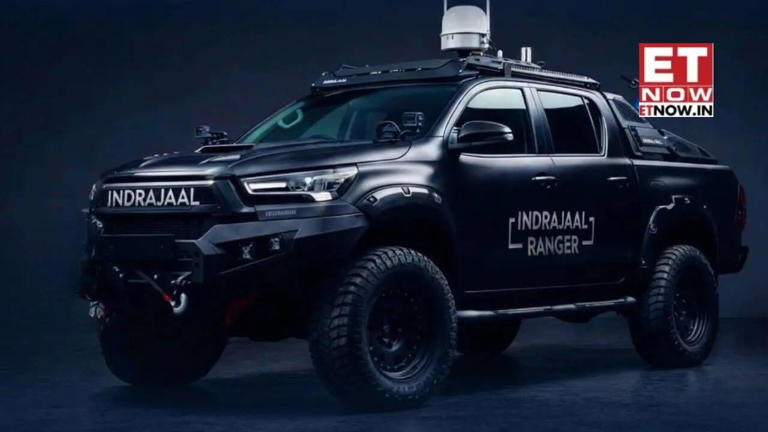 PICS - Indrajaal Ranger: India’s first AI-enabled anti-drone patrol vehicle for real-time ...