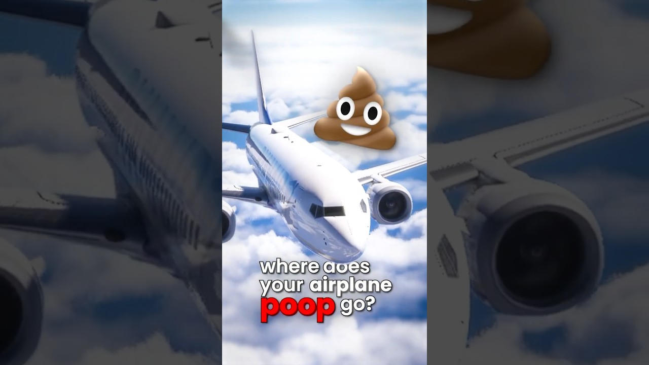 Where does airplane poop go?