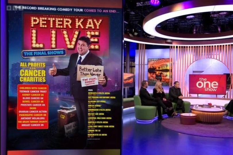 BBC's The One Show interrupted as Peter Kay shares emotional announcement