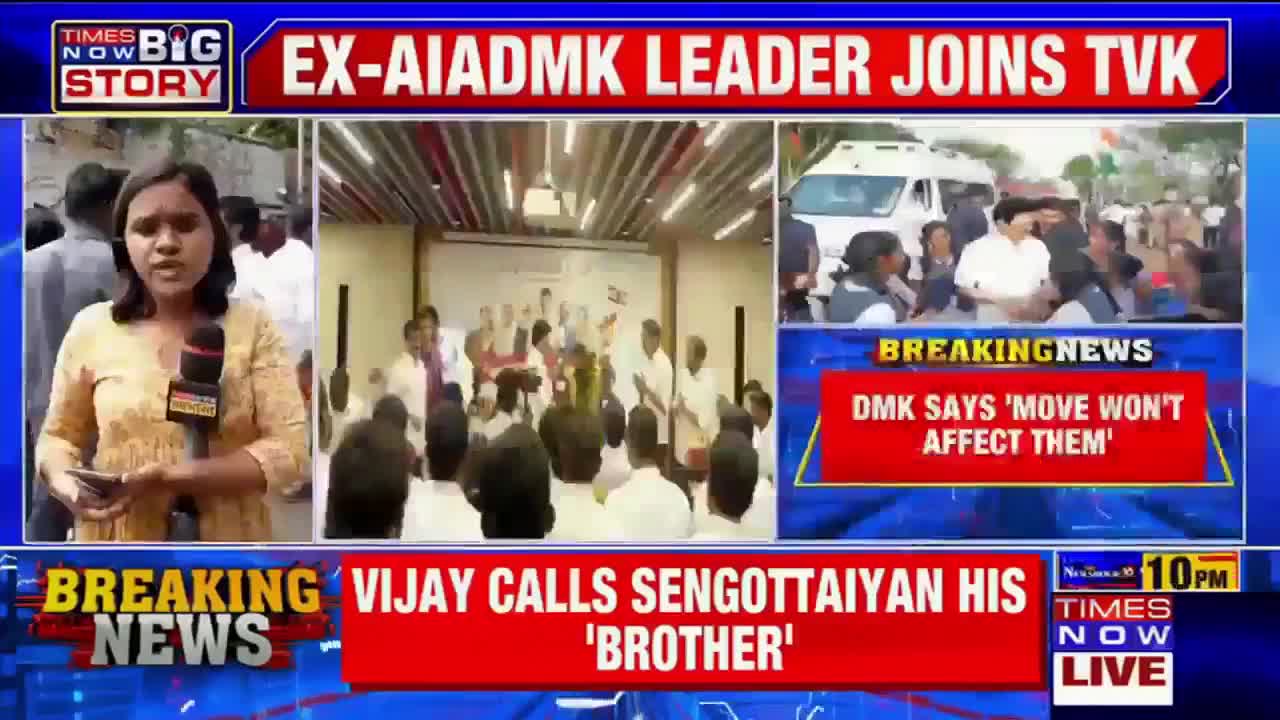DMK Taunts After KA Sengottaiyan Joins TVK: ‘BJP Controlling Both TVK ...