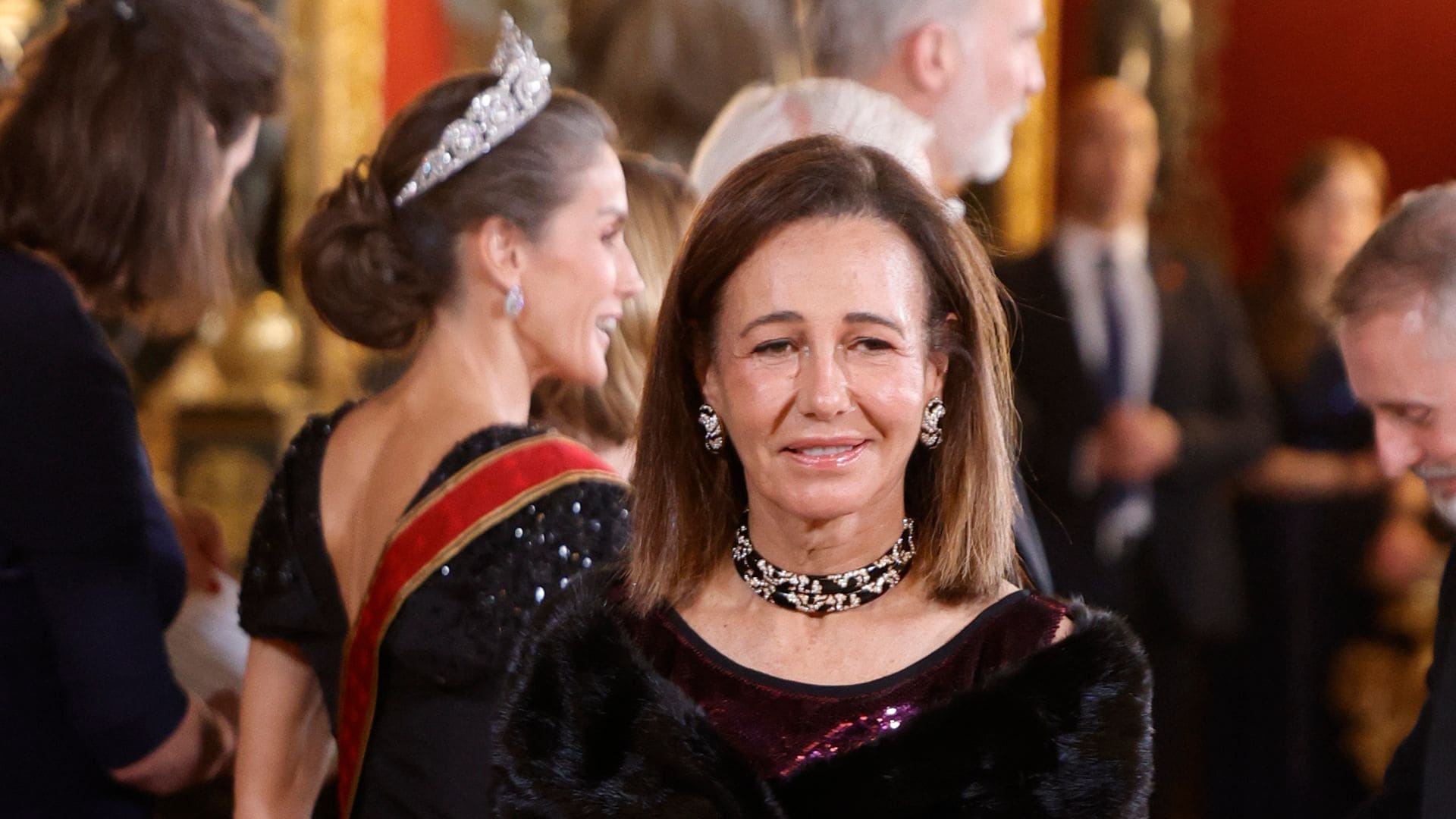 Ana Botín también brilló anoche en el Palacio Real: su look de invitada ...